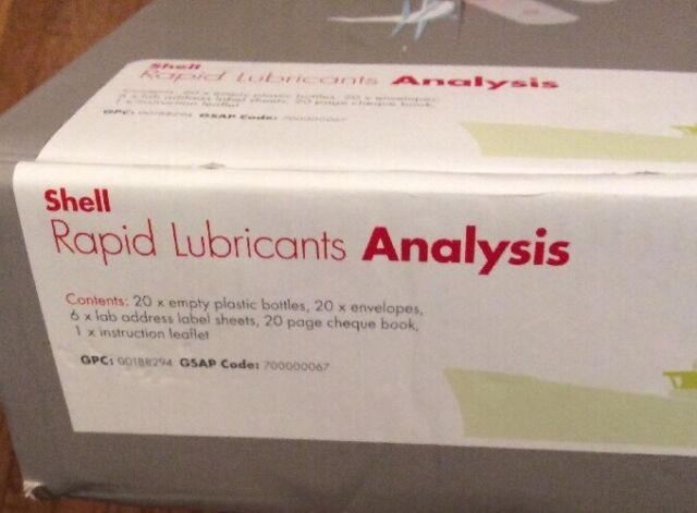 Shell RLA Analysis - Rapid lubricant analysis