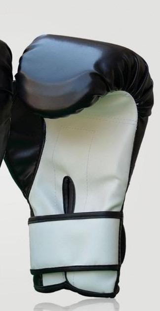 Boks Eldiveni Beyaz Siyah