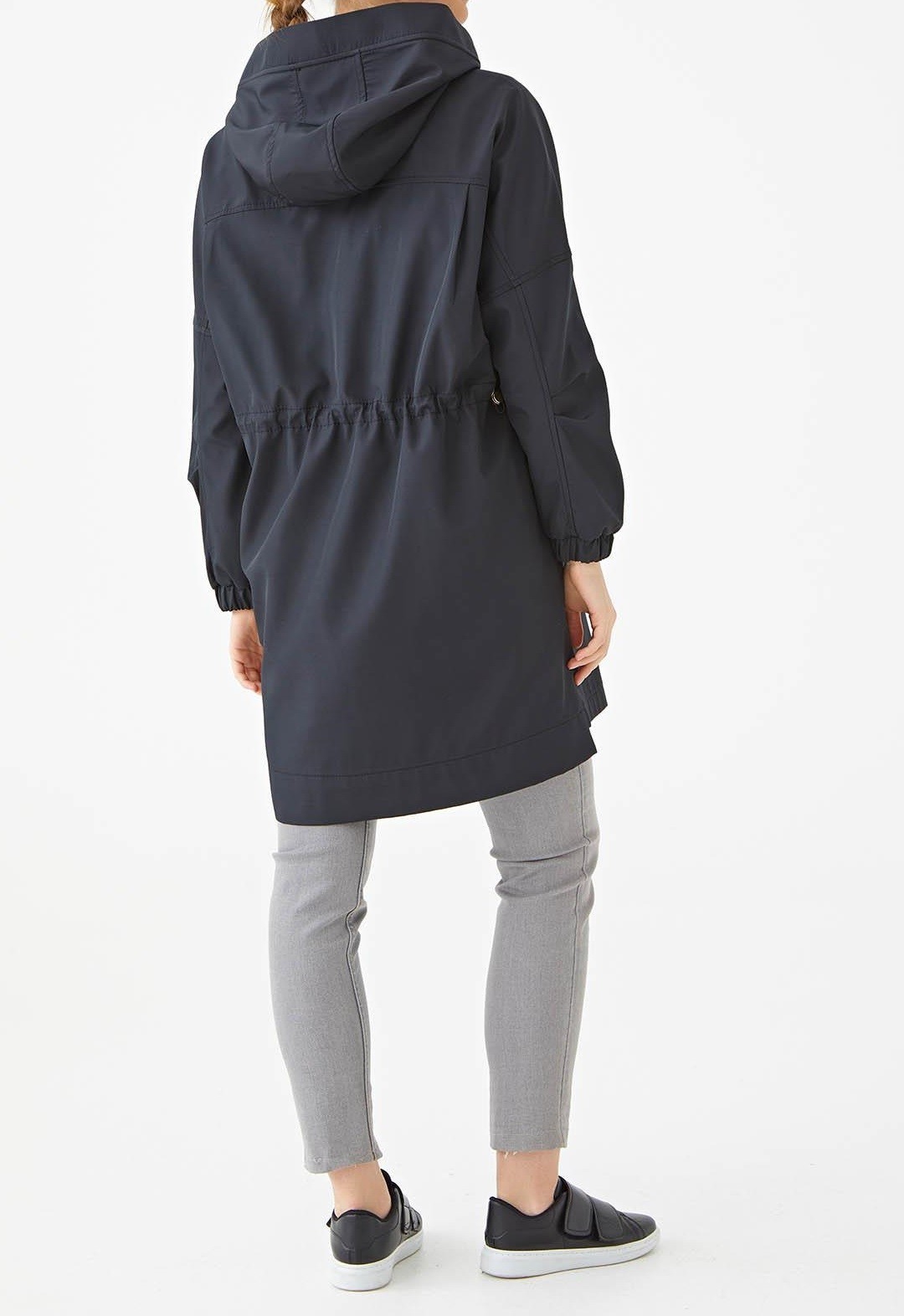 Kayra Kadın Mont Trençkot Siyah KA-A21-24005