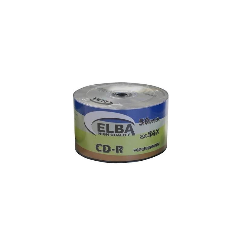 Elba Printable CD-R 700Mb 80dk 56x 10'lu Shrink Boş CD