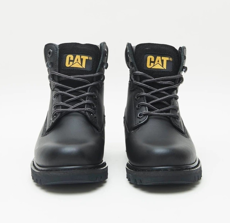 Cat Caterpillar Colorado Erkek Siyah Deri Bot